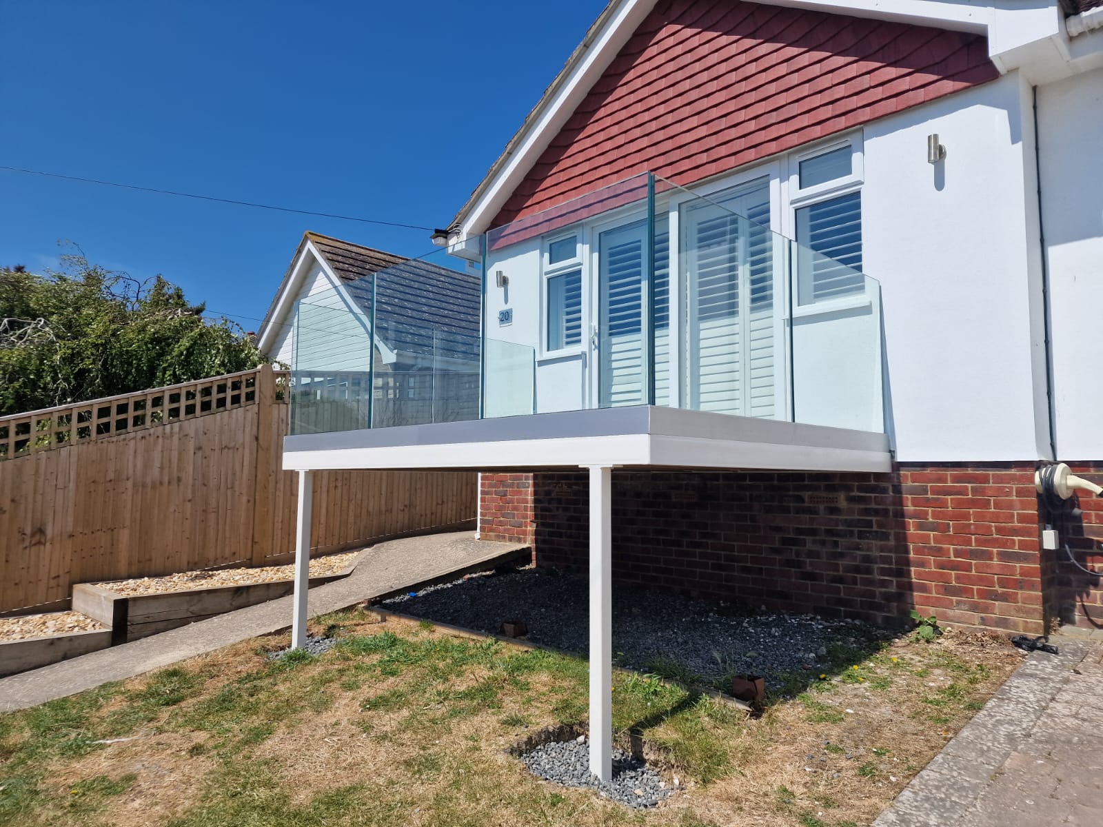 A walkout balcony installed in Saltdean - South Coast Steel - Sussex ...